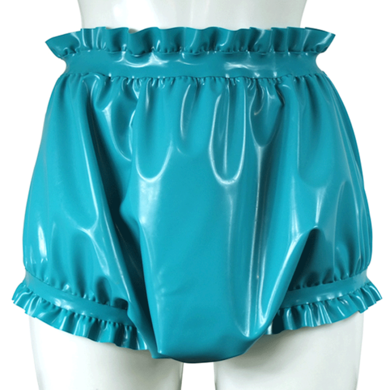 Frilly Latex Pants - KINKY DIAPERS